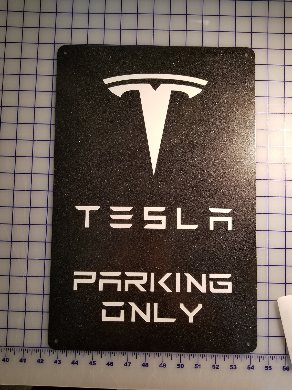 Tesla Parking Only Aluminum Sign - Etsy UK