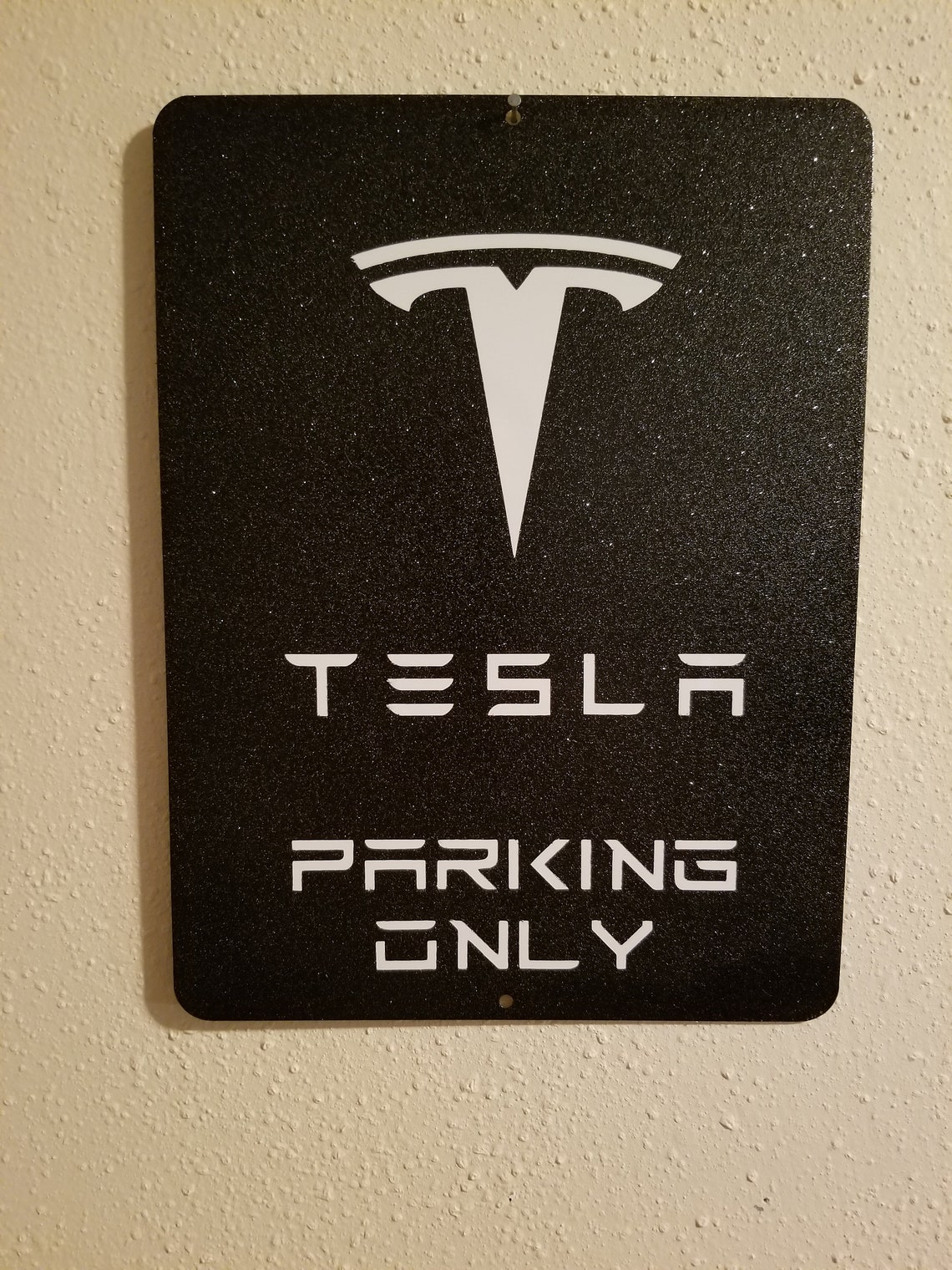 Tesla Parking Only Aluminum Sign - Etsy UK