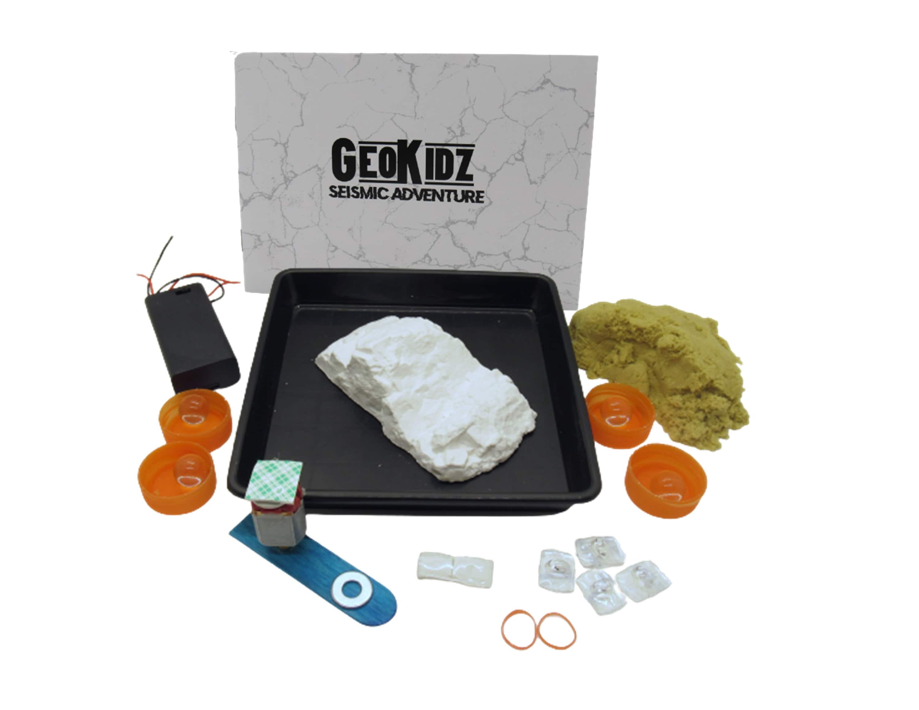 Geokidz Seismic Adventure Kit for Kids– DIY Kit STEM Base Educational ...
