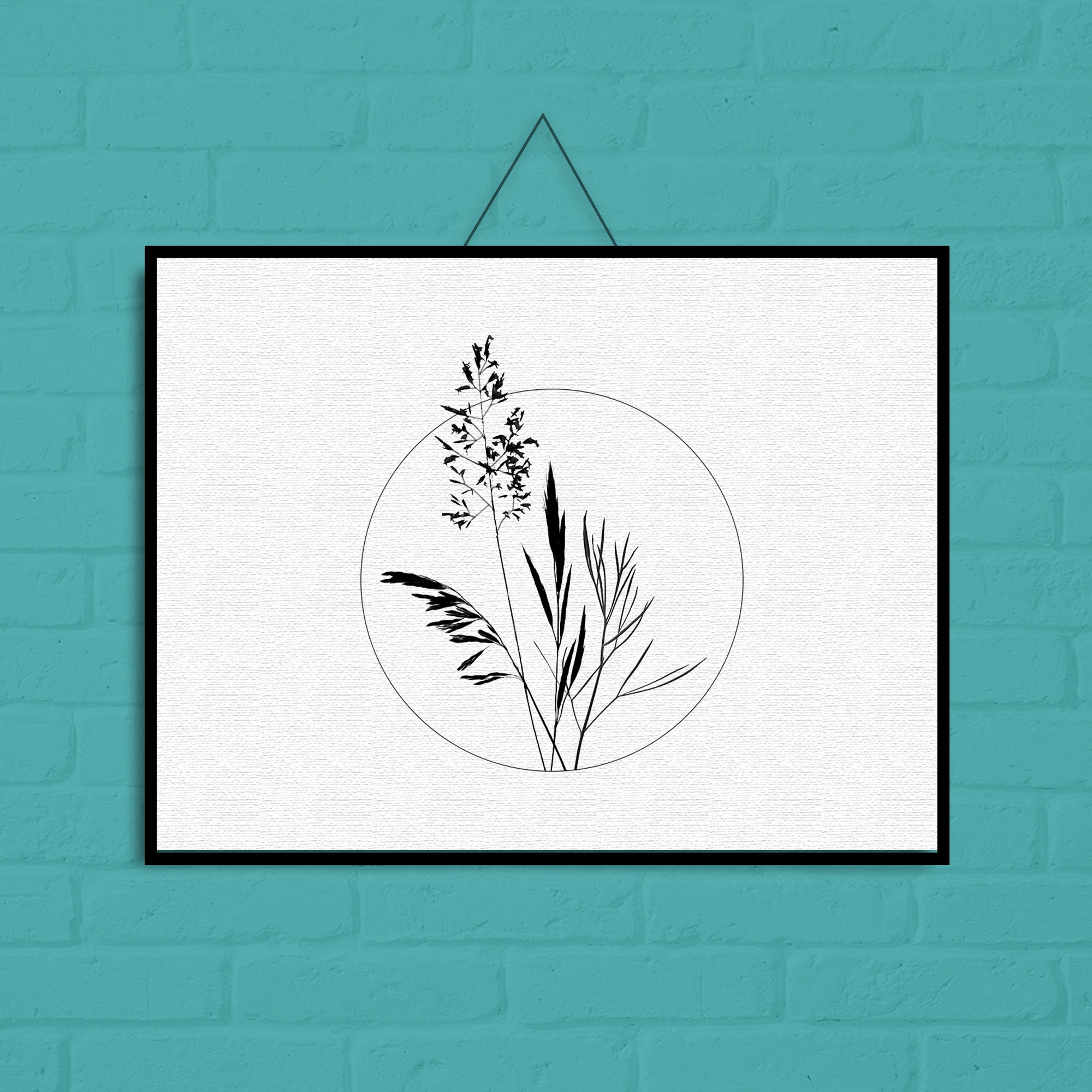 Printable Native Grass Digital Download Wall Decor - Etsy