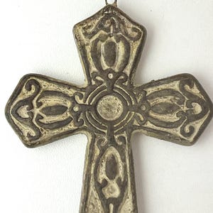 Small Ceramic Cross With Hanging Loop - Etsy