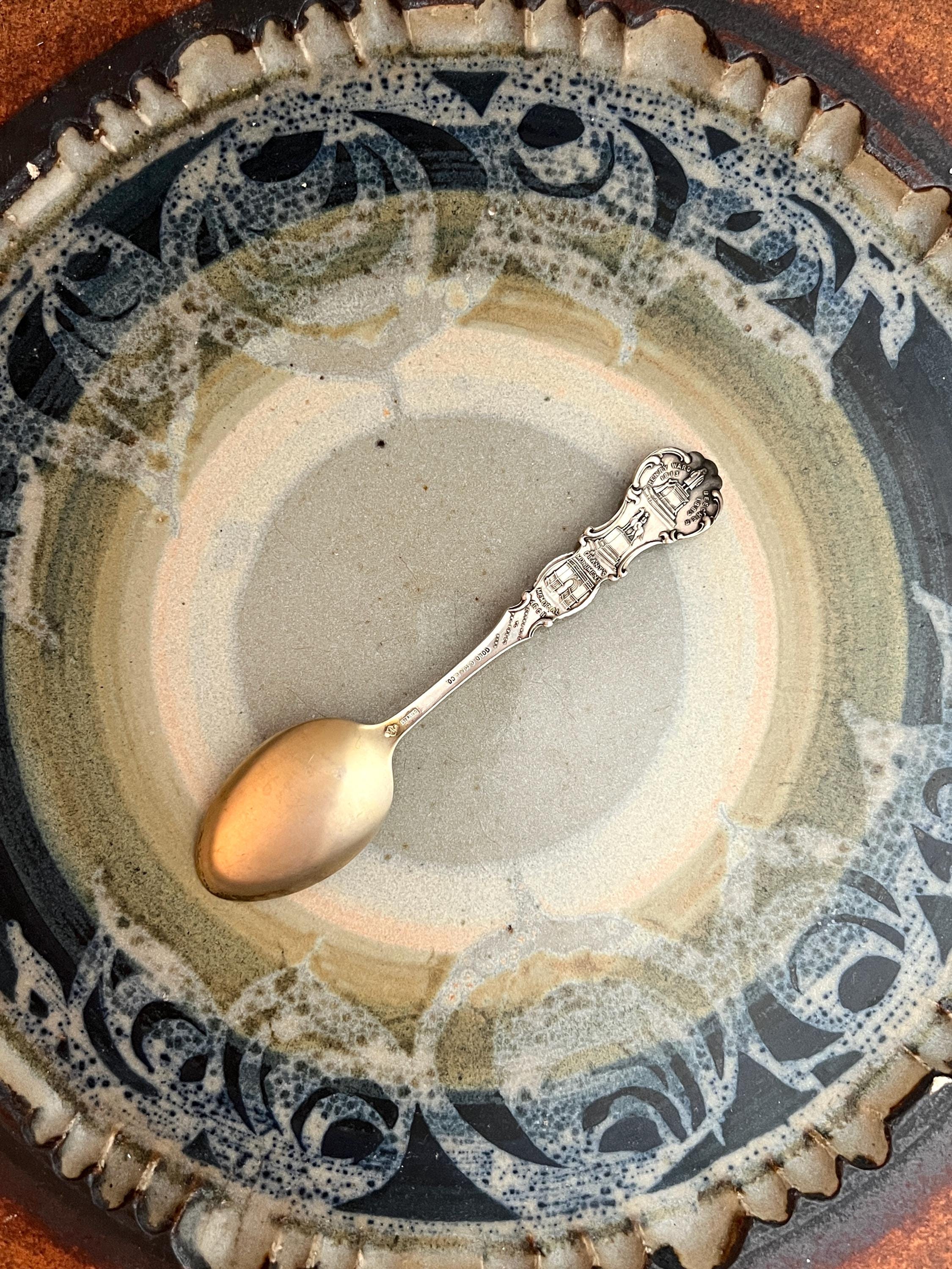 Antique Alvin & Co Sterling Silver Spoon W/gilt Wash - Etsy
