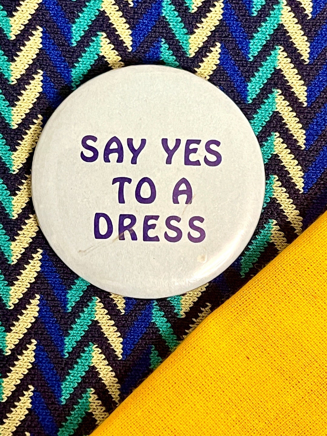 Say Yes to a Dress Pinback Button - Etsy