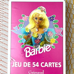 Vintage Sealed Barbie Playing Cards Made in France 1996; Je Deu 54 ...