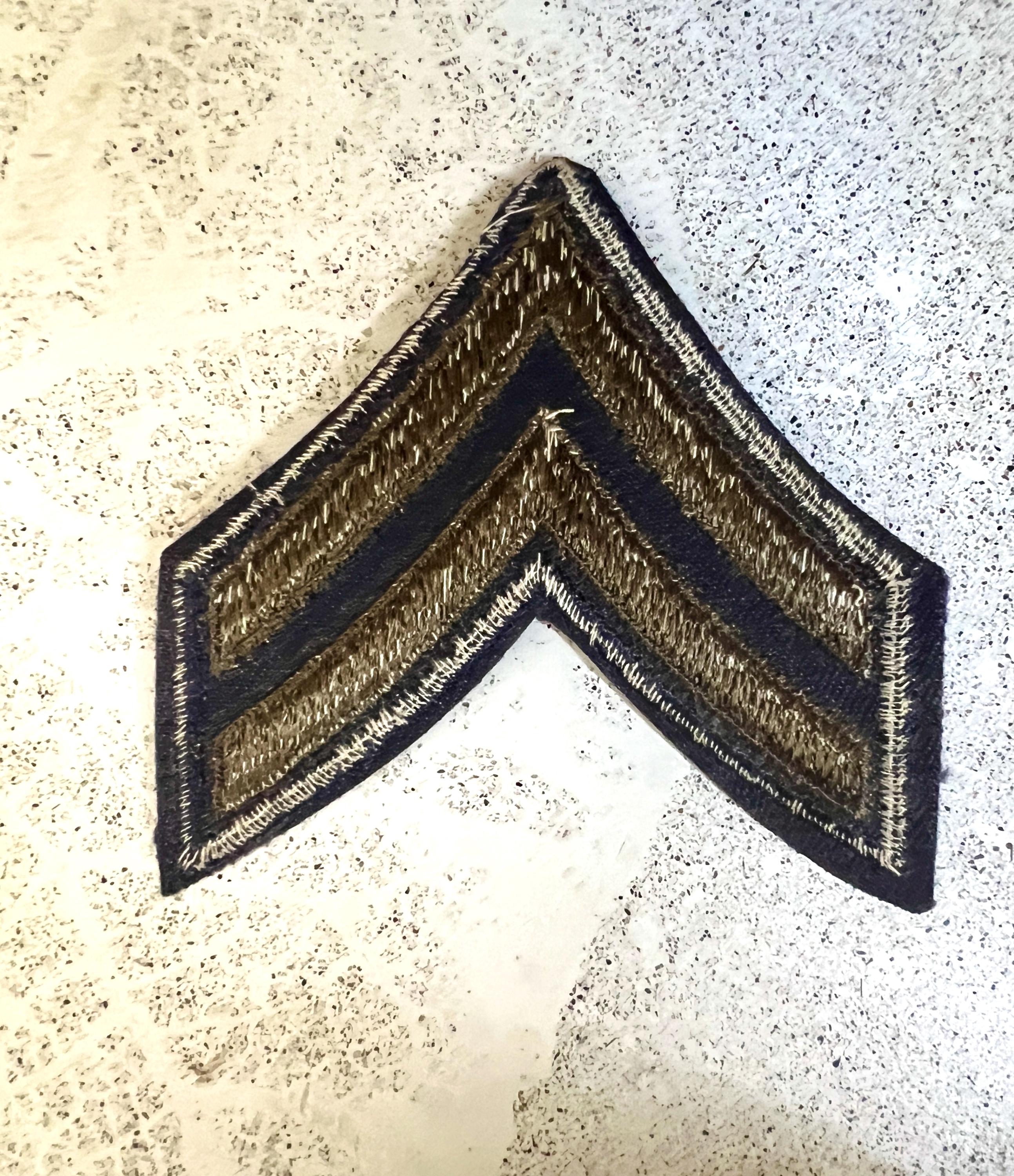 Army Green & Blue Insignia Patch Corporal Stripes - Etsy