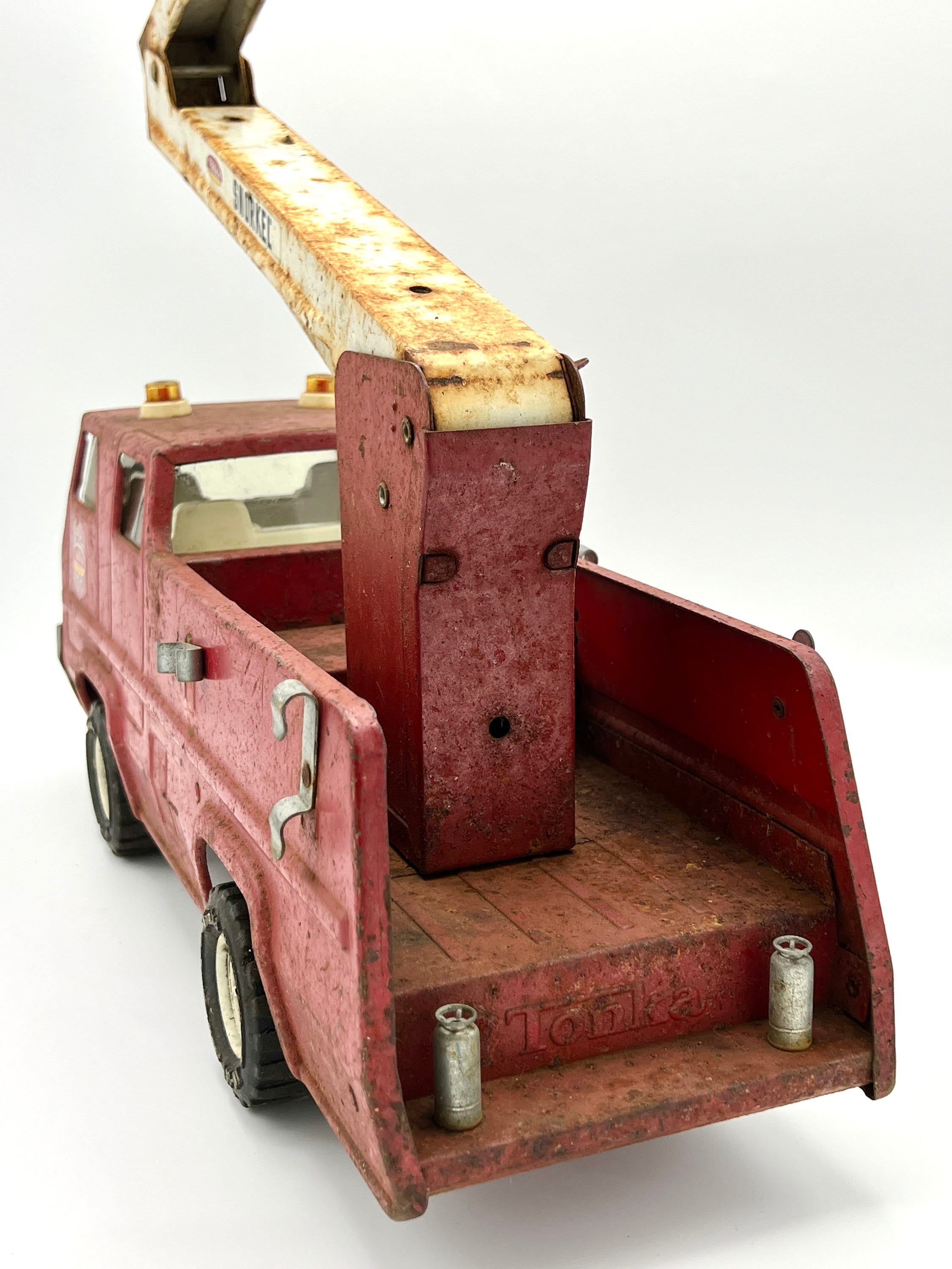 Vintage Rusty Red Tonka Snorkel Truck - Etsy