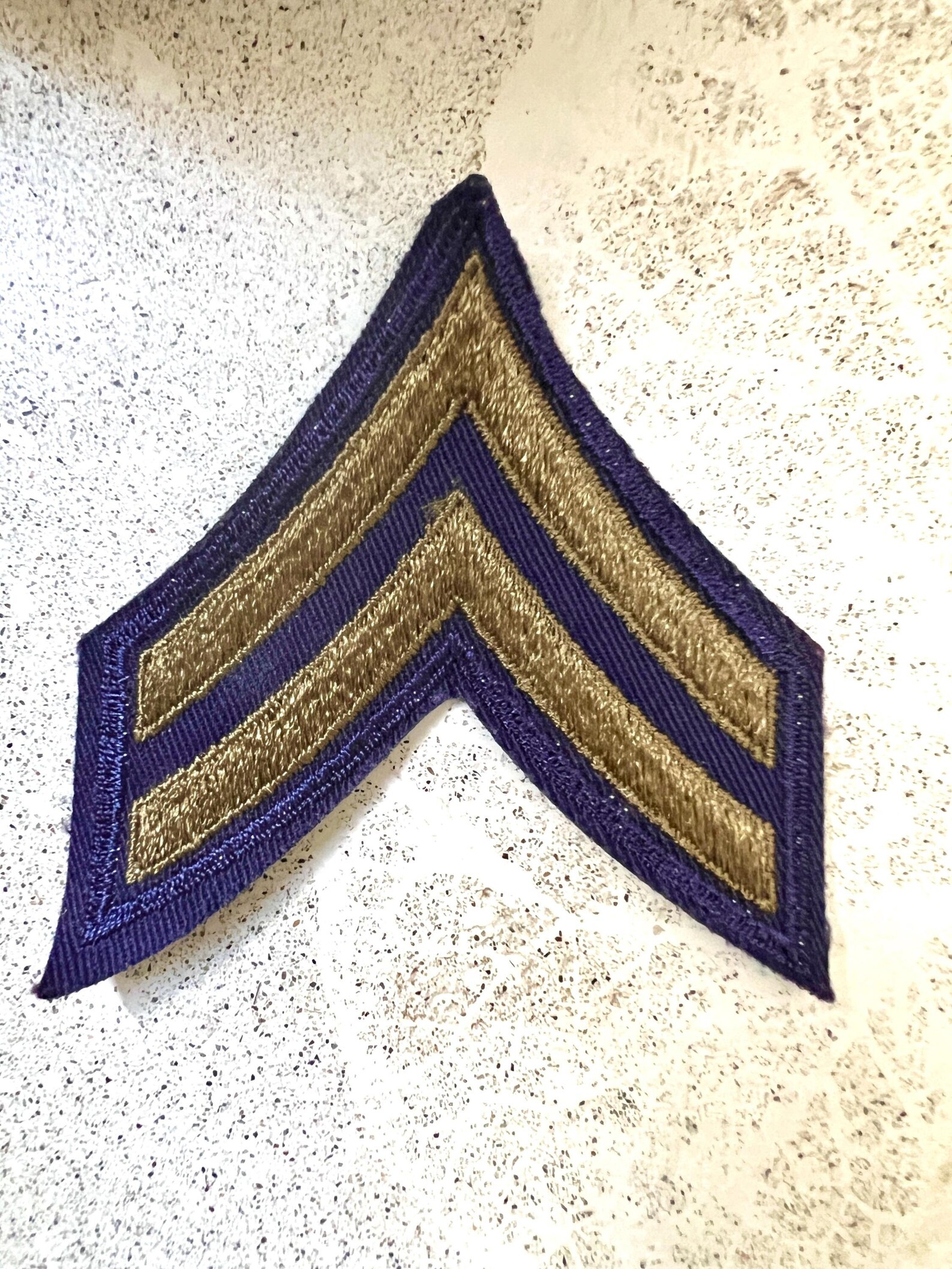 Army Green & Blue Insignia Patch Corporal Stripes - Etsy