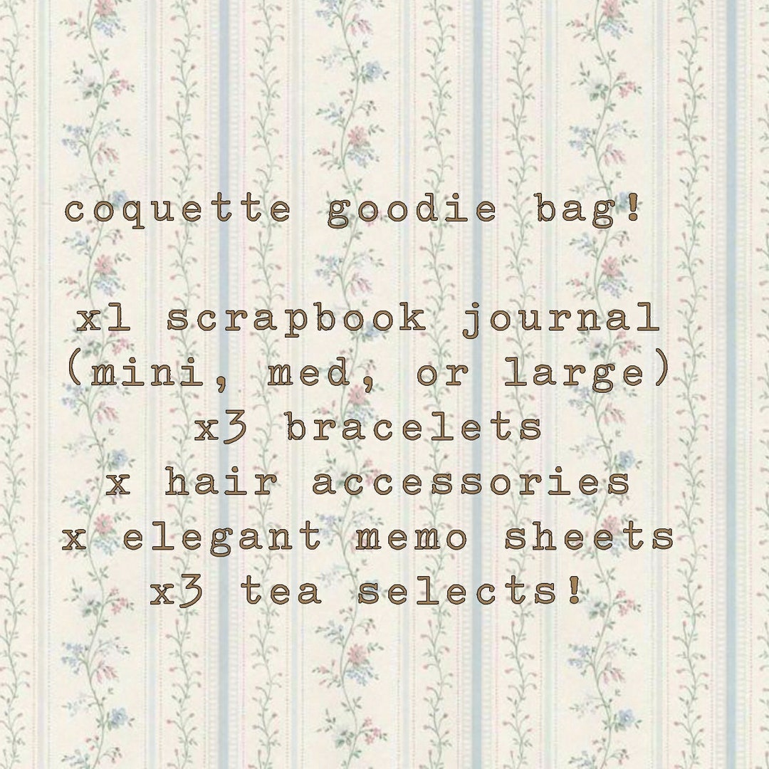 Coquette Princess Core Soft Variety Goodie Bag - Etsy