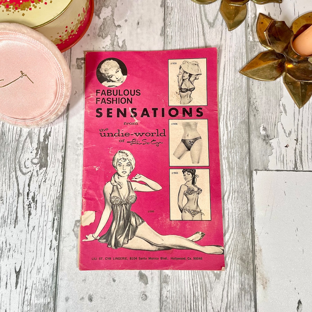 Vintage 1950s Lingerie Catalog Fabulous Fashion Sensations From The