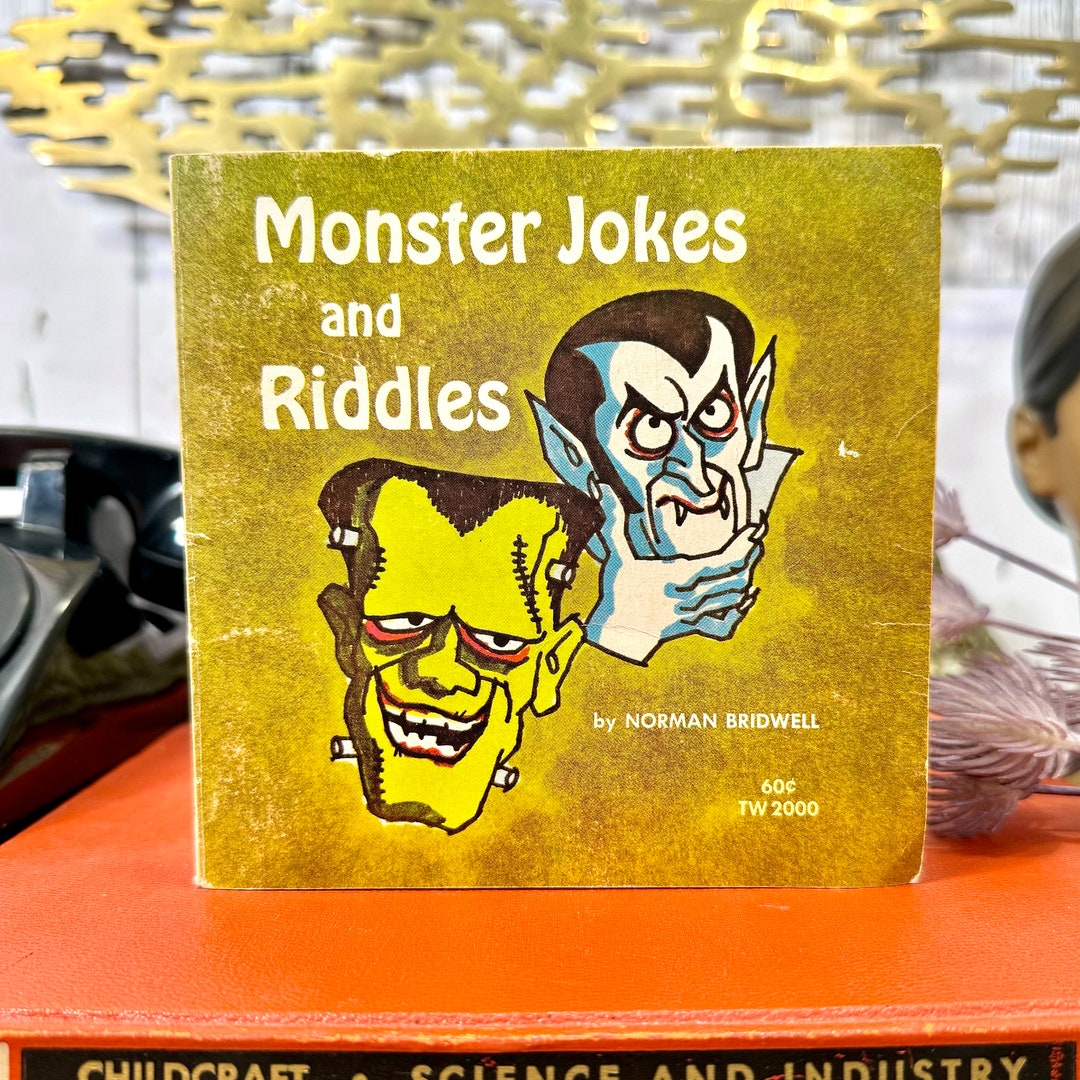 Vintage 1972 Monster Jokes and Riddles by Norman Bridwell Scholastic ...