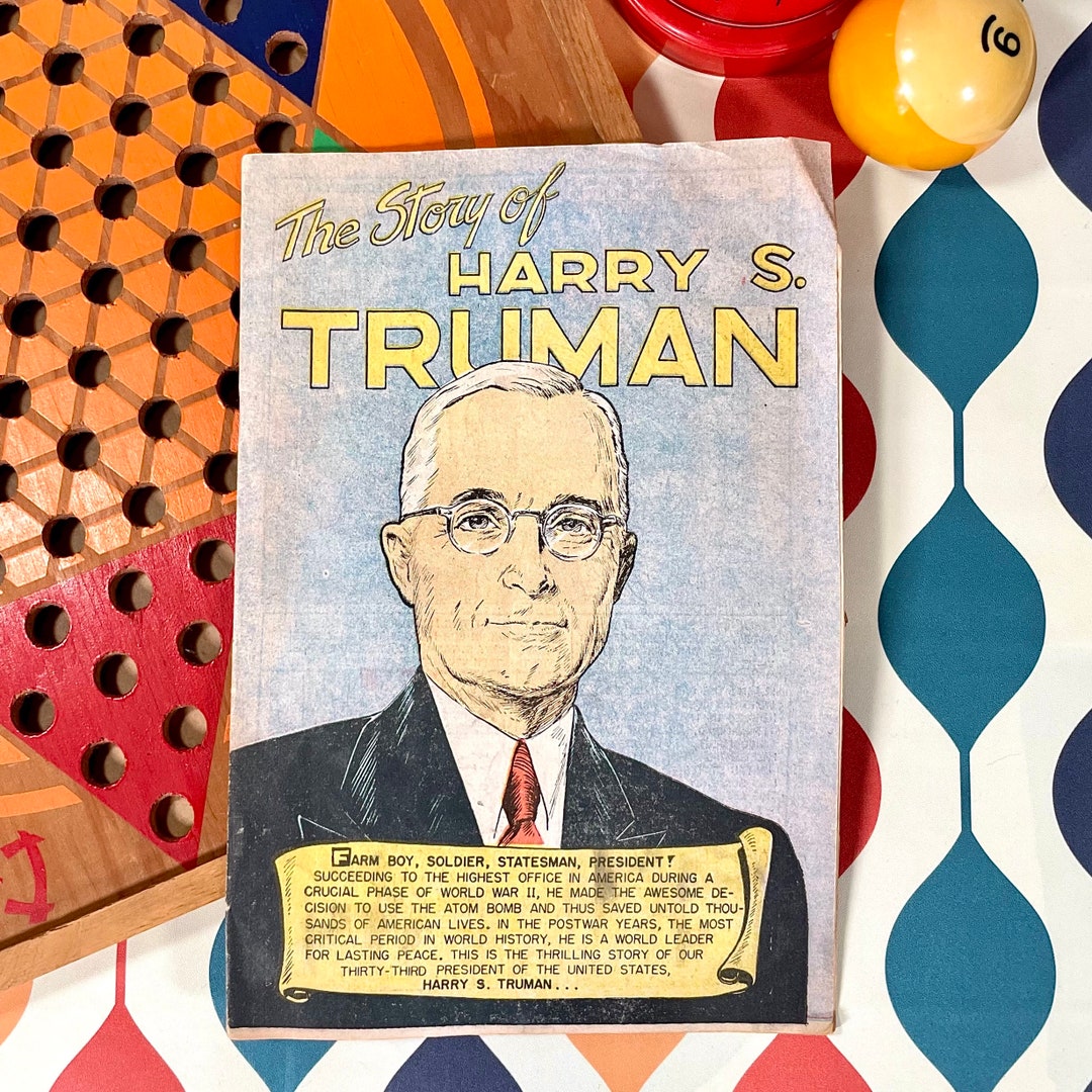 Vintage 1948 the Story of Harry S. Truman Comic Book 1940s Collectible ...