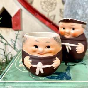 Vintage 1950s Goebel Friar Tuck Pair Mid Century West Germany Monk ...