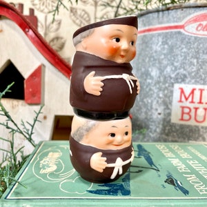 Vintage 1950s Goebel Friar Tuck Pair Mid Century West Germany Monk ...