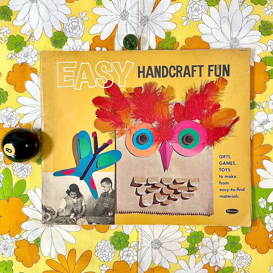 Vintage Easy Handcraft Fun Whitman Activity Booklet - Mid Century ...