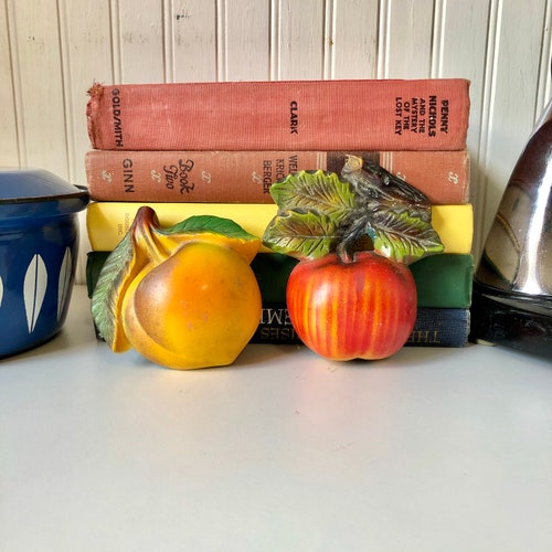 Vintage Chalkware Fruit Mold Wall Art - Etsy