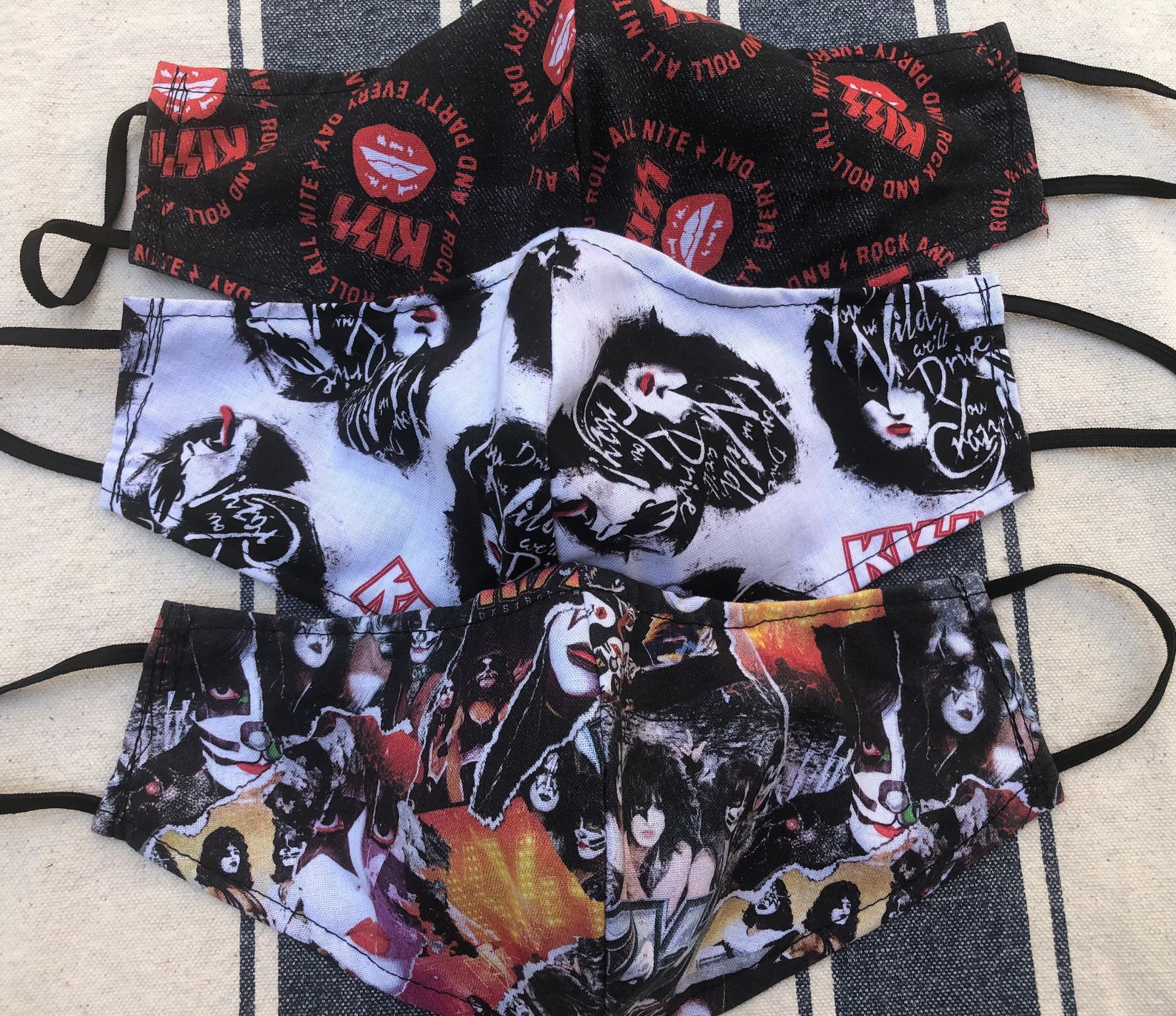 KISS Face Masks | Etsy