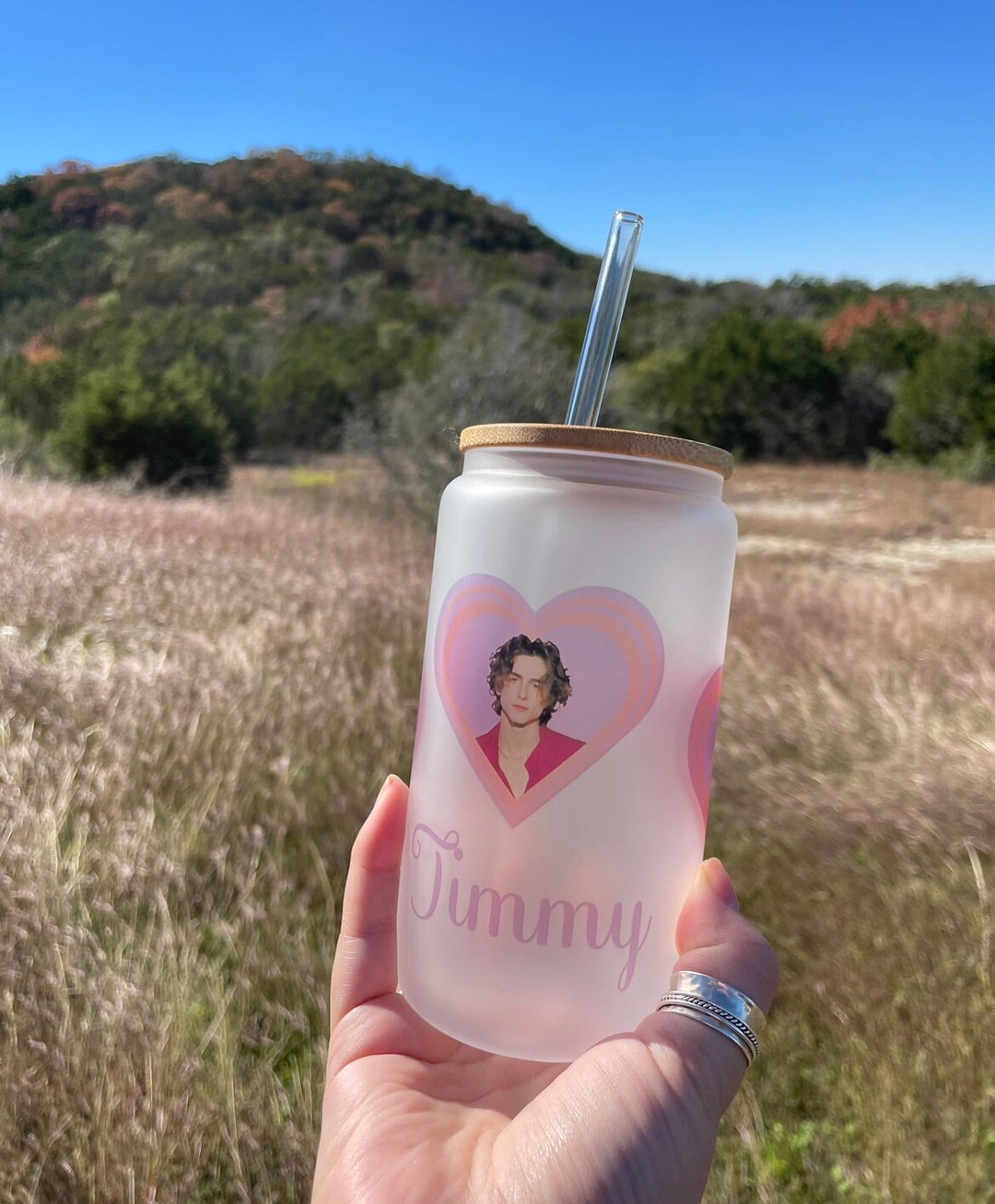 Timothee Chalamet 16 Oz Frosted Glass Tumblr - Etsy