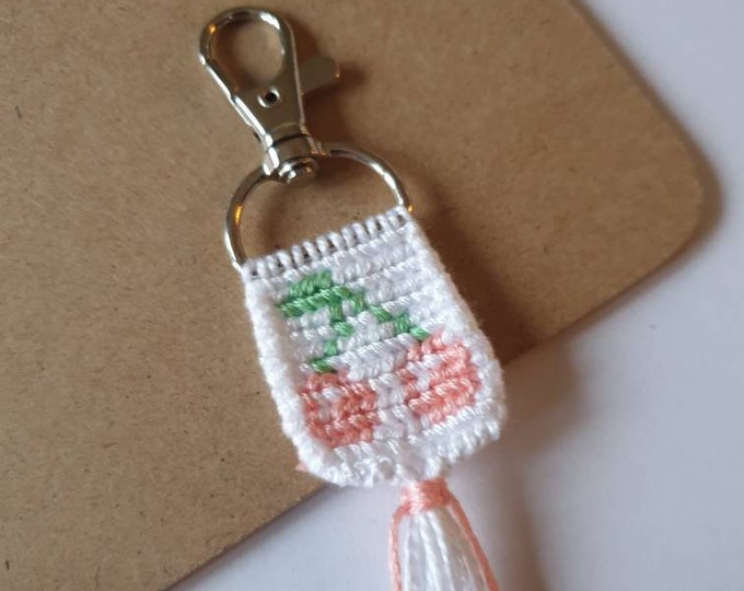 Dainty Aesthetic Cherry VSCO Keychain Cherry Fruit Keychain - Etsy