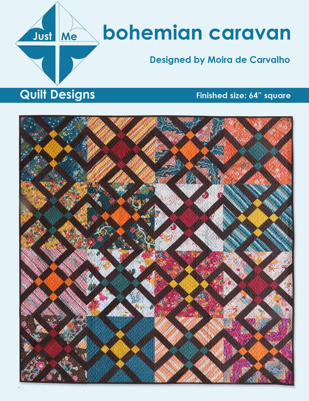 Bohemian Caravan Quilt Pattern - Etsy