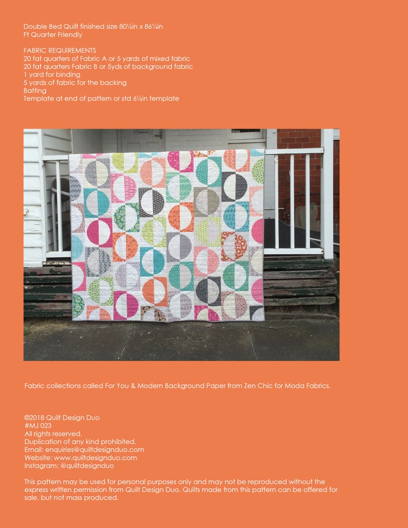 Eclipse Quilt Pattern - Etsy