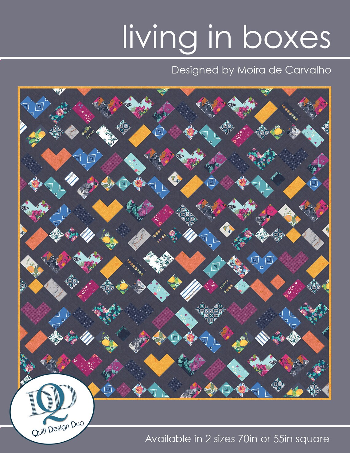 Living in Boxes Quilt Pattern in 2 Sizes - Etsy