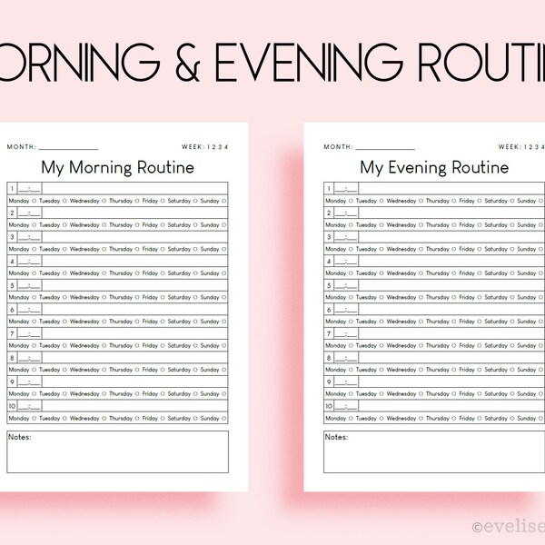 Morning Routine - Etsy