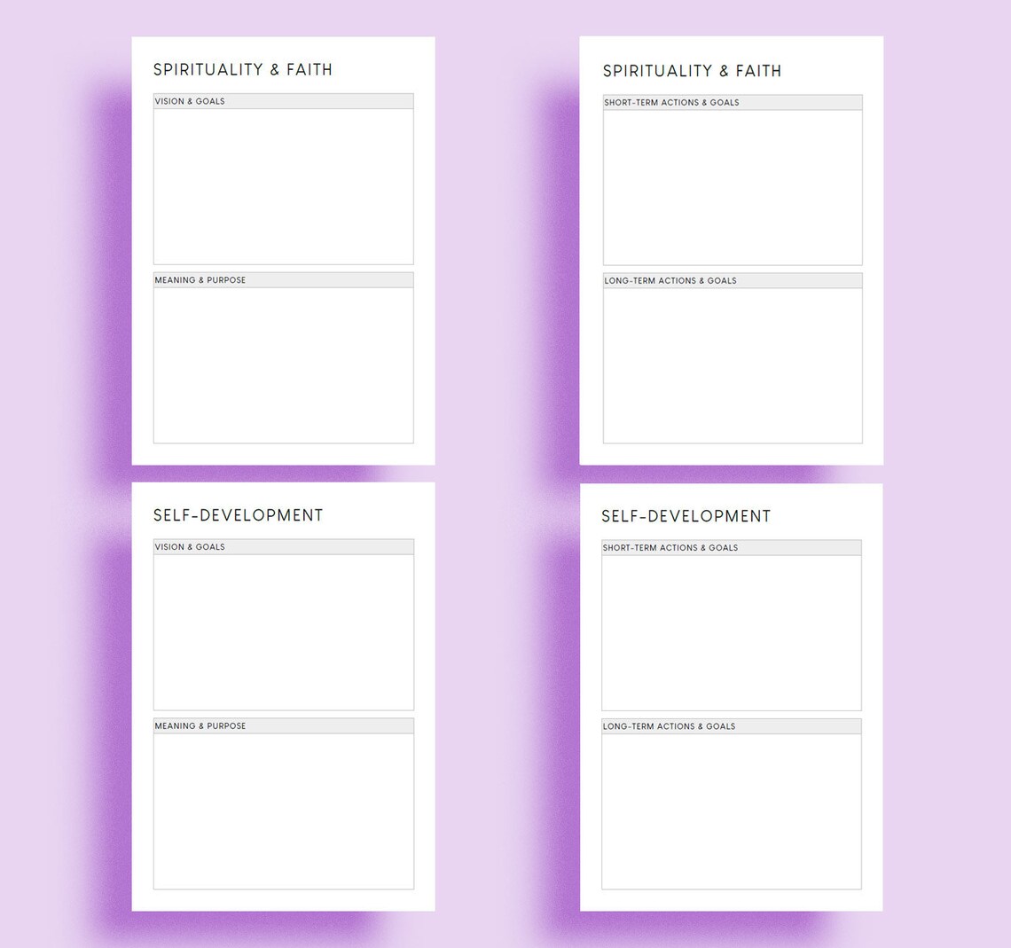 Dream Life Creator: Imagine, Plan, Achieve Clean & Minimalist Design A4 ...