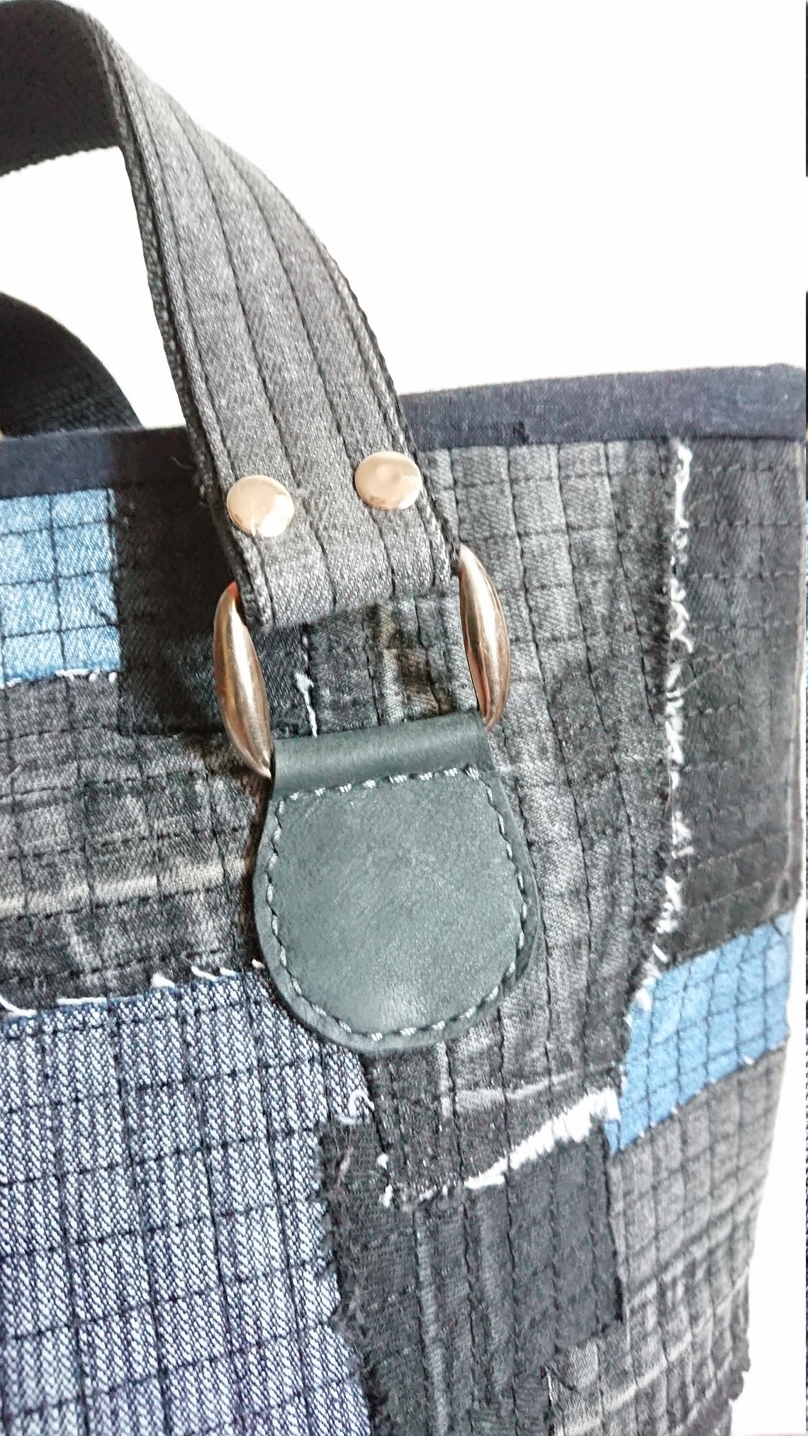 Upcycled Denim Handbag. Handmade Bag. - Etsy