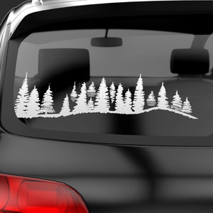 2-pack Trees Forest Vinyl Decal Sticker for Car Trucks Vehicle Decal ...