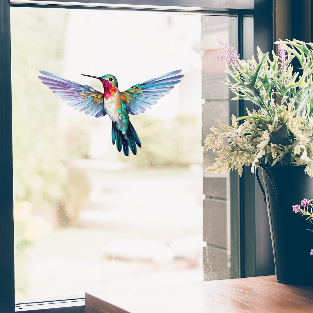 Hummingbird Decal, Humming Bird Sticker, Humming Bird Vinyl Decal ...