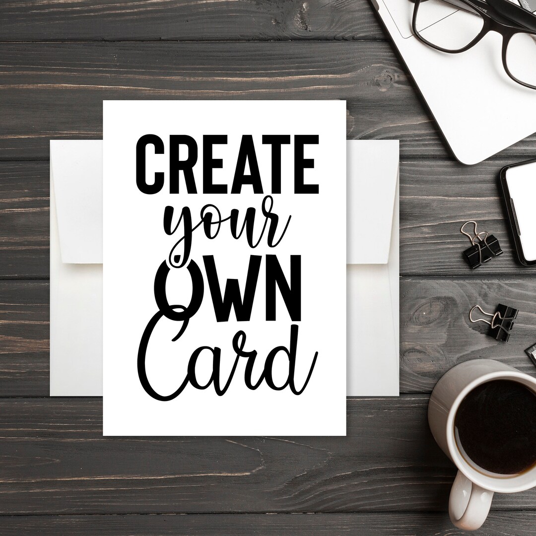 Custom Greeting Card With Envelopes, Personalized Invitation Card ...