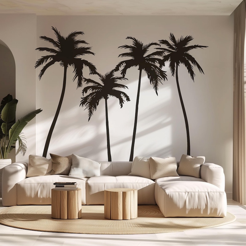 Tropical Wall Decal - Etsy