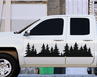 Pine Tree Car Decal - Etsy