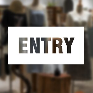 Customizable Die-cut Vinyl Decals - Professional Lettering for Doors ...