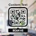 Custom QR Code Scan Me QR Code Custom Text Social Media - Etsy Canada