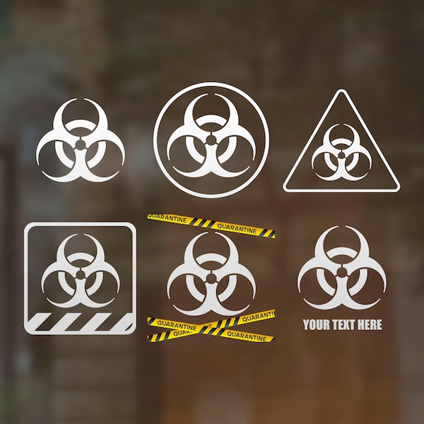 Biohazard Car Decal - Etsy