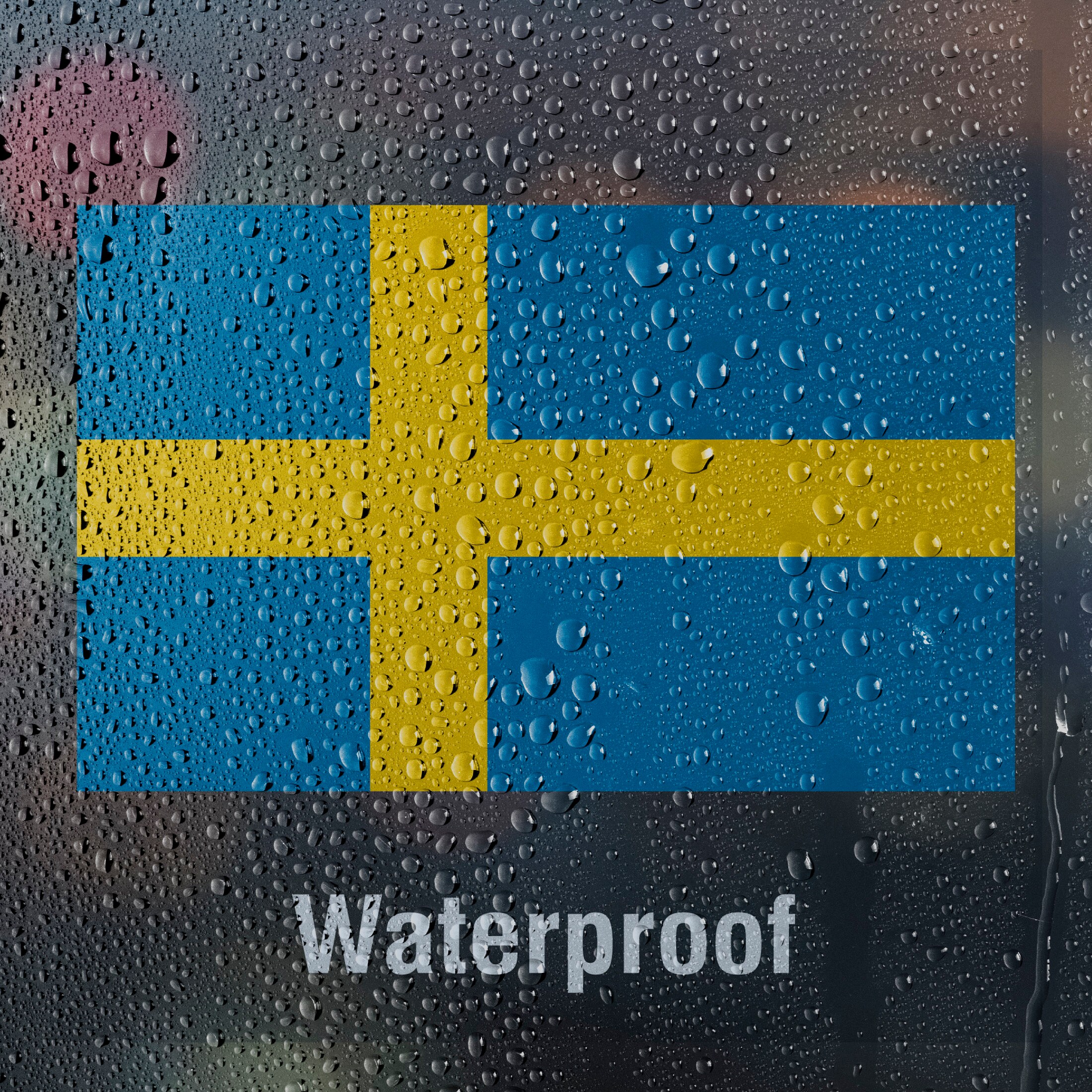 Flag of Sweden Vinyl Decal Window Wall Sticker Sweden Flag - Etsy