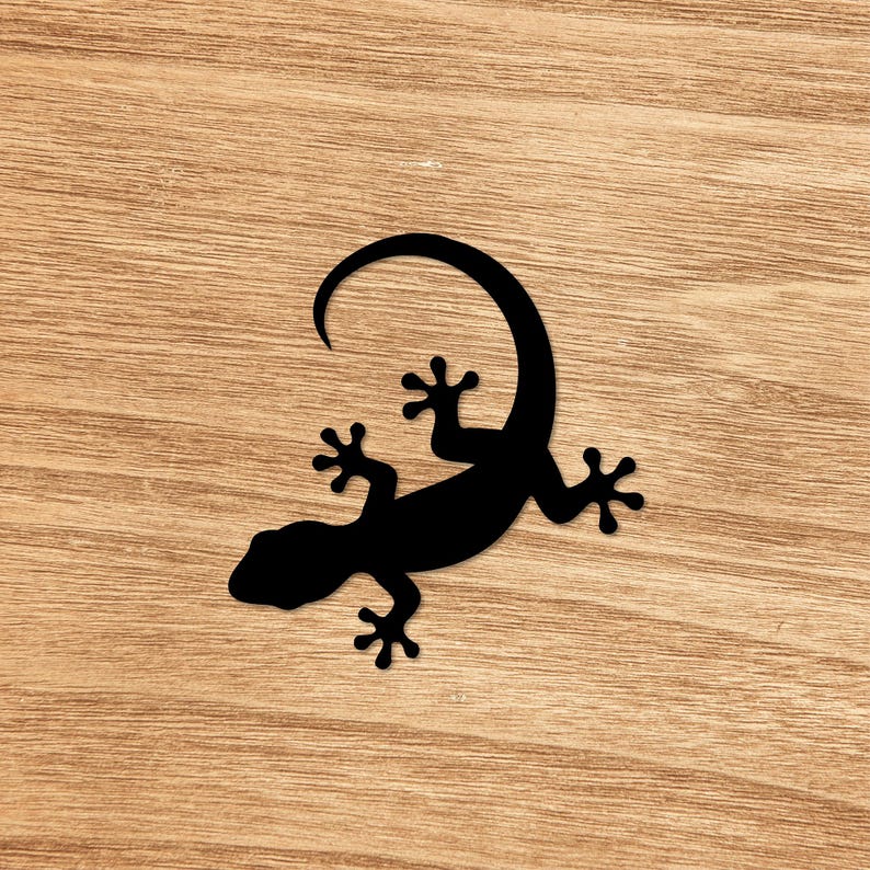 Gecko Decal – Lizard Vinyl Sticker for Car, Window, Laptop, or Wall ...