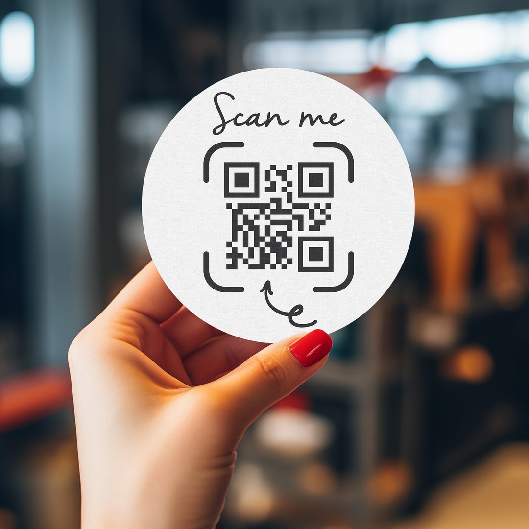 Round Sticker Mock-up, Sticker Template, Photoshop Template, Hand ...