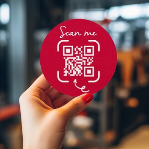 Round Sticker Mock-up, Sticker Template, Photoshop Template, Hand ...