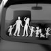 My Family Car Decal, Family on Board Safety Sign Vinyl Sticker for Car ...