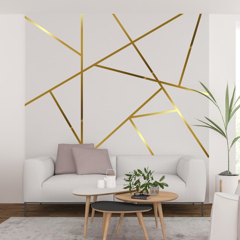 Gold Wall Decals - Etsy