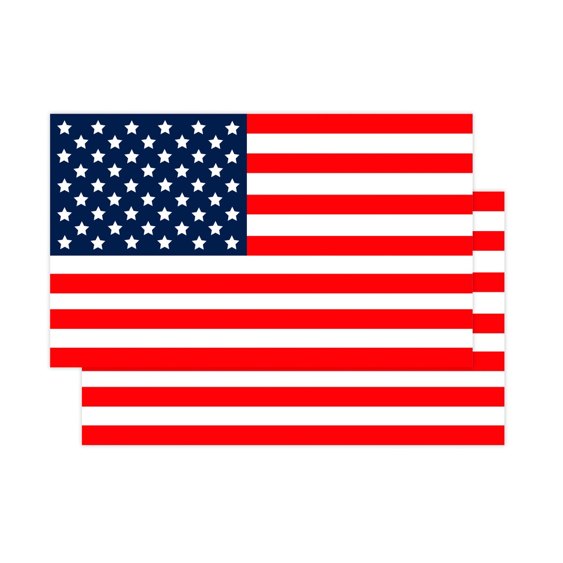 American Flag Vinyl Decal Window Wall Sticker Large Flag of the United ...