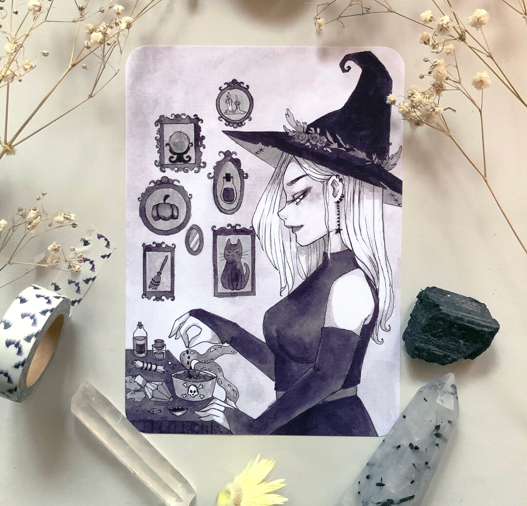 Poison Inktober Art Print Ink Drawing 2019 - Etsy