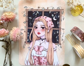 Spider Web Inktober Art Print Halloween Ink Drawing 2020 | Etsy