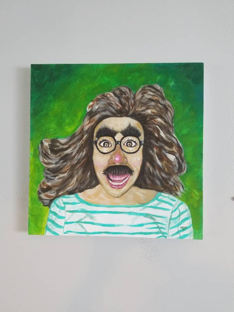 Funny Girl, Expressive Art, Women Portraits, Original Acrylic Painting ...