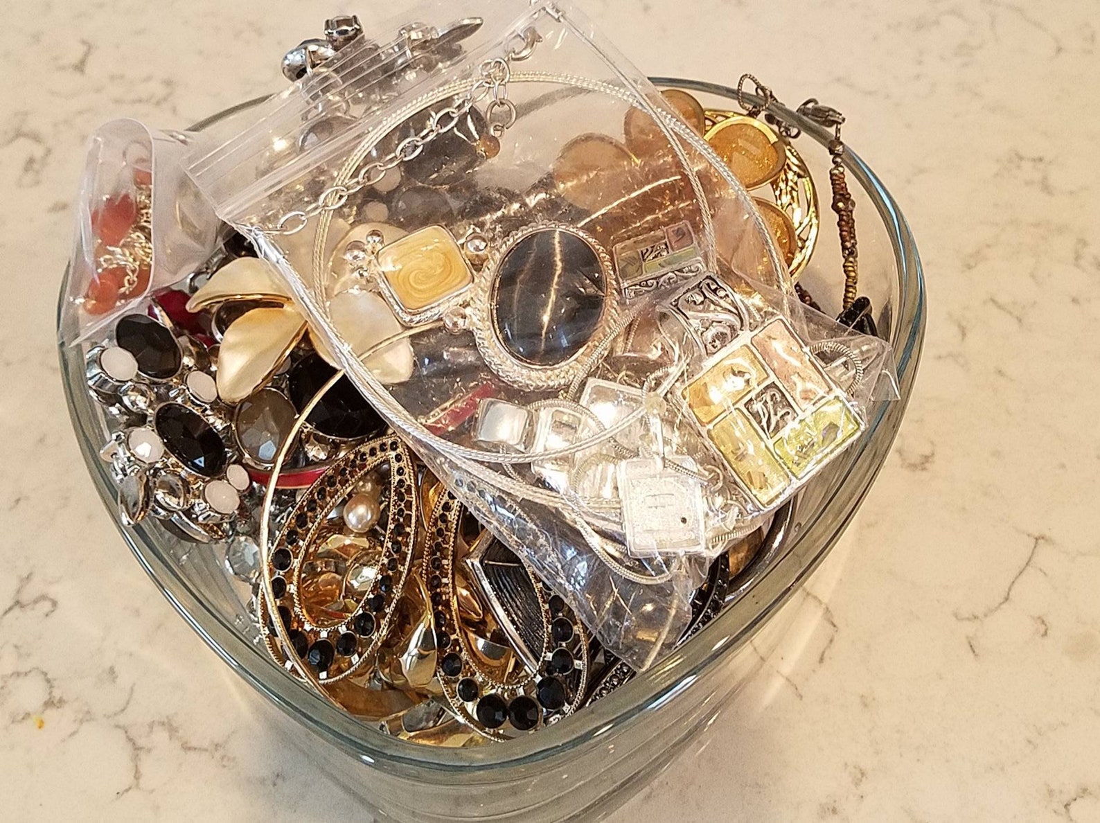 Mystery Jewelry Jar, Jewelry Grab Bag, Jewelry Lot Lbs, Wearable ...
