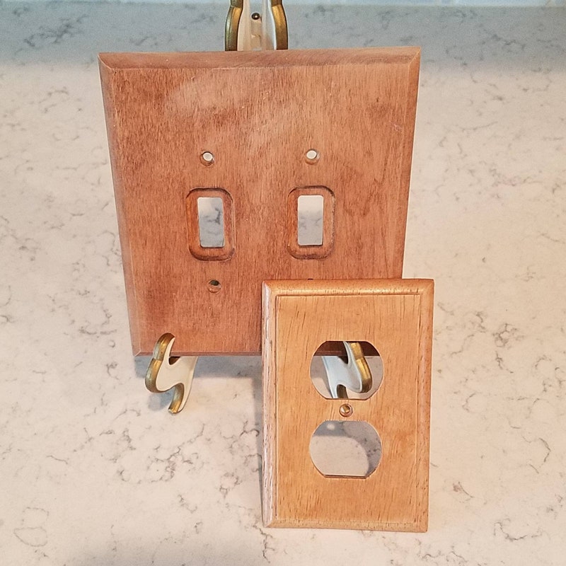 Wood Outlet Cover - Etsy