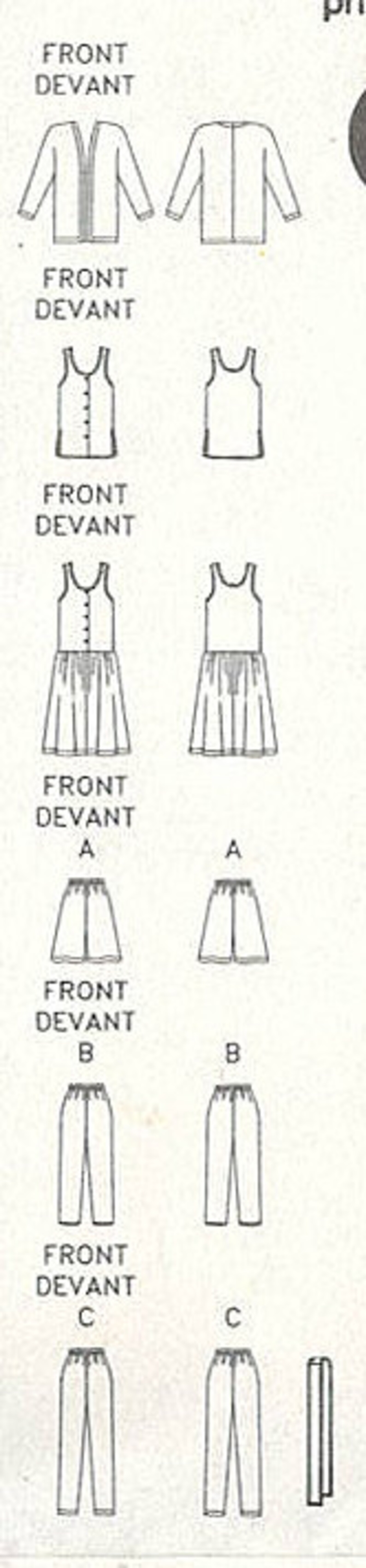 Butterick Vintage Sewing Pattern #4125/ "wardrobe" Pattern/ Complete ...