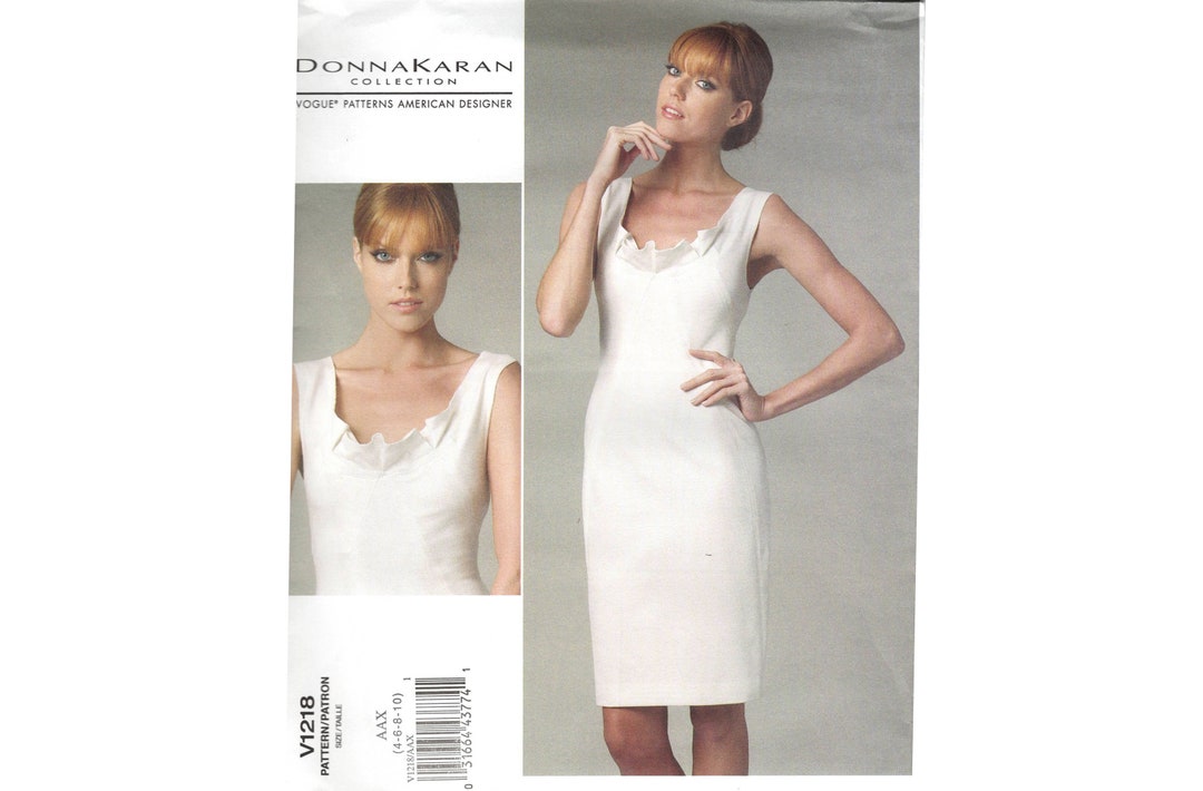 Vogue #V1218 Sewing Pattern Donna Karan Collection/ American Designers ...